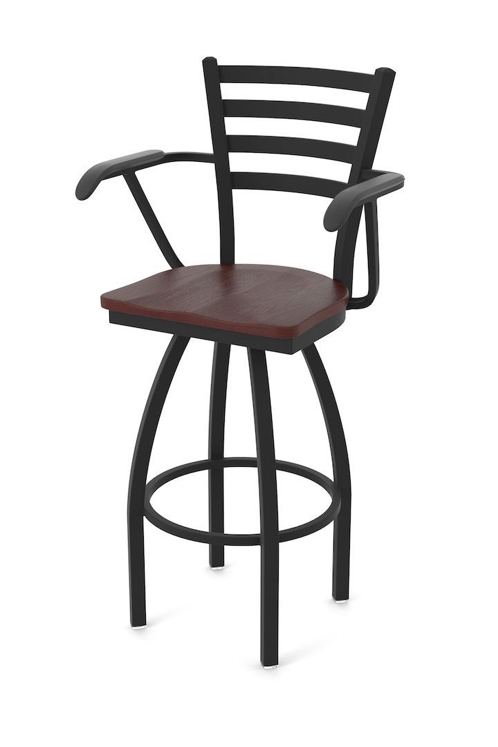 Jackie Swivel Counter Stool with Arms