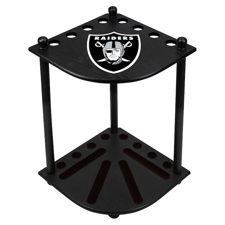 Las Vegas Raiders Corner Cue Rack
