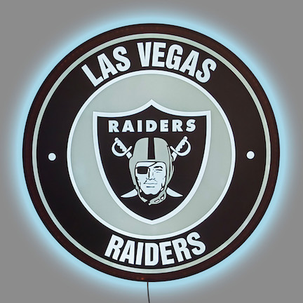 Las Vegas Raiders LED Lighted Sign