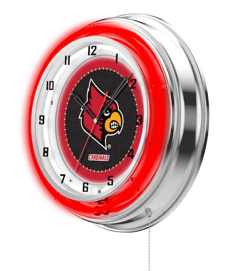Louisville Neon Clock 19"