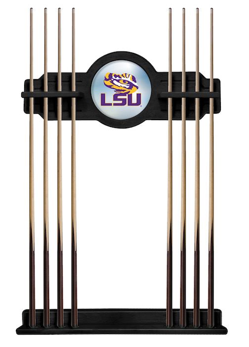 LSU Pool Cue Rack