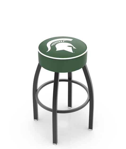 Michigan State Cushion Swivel Stool