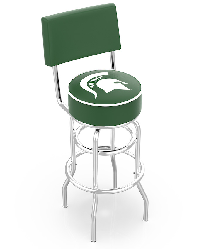 Michigan State Seatback Bar Stool