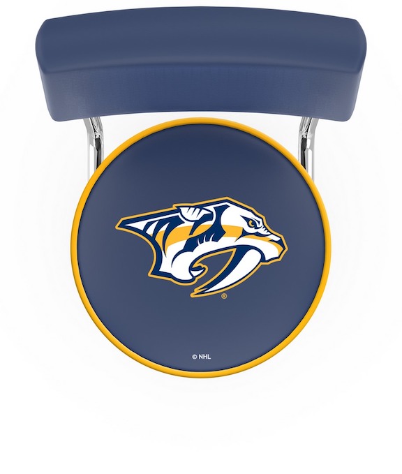 Nashville Predators Logo Seatback Bar Stool
