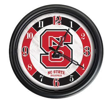 NC State Outdoor LED Clock