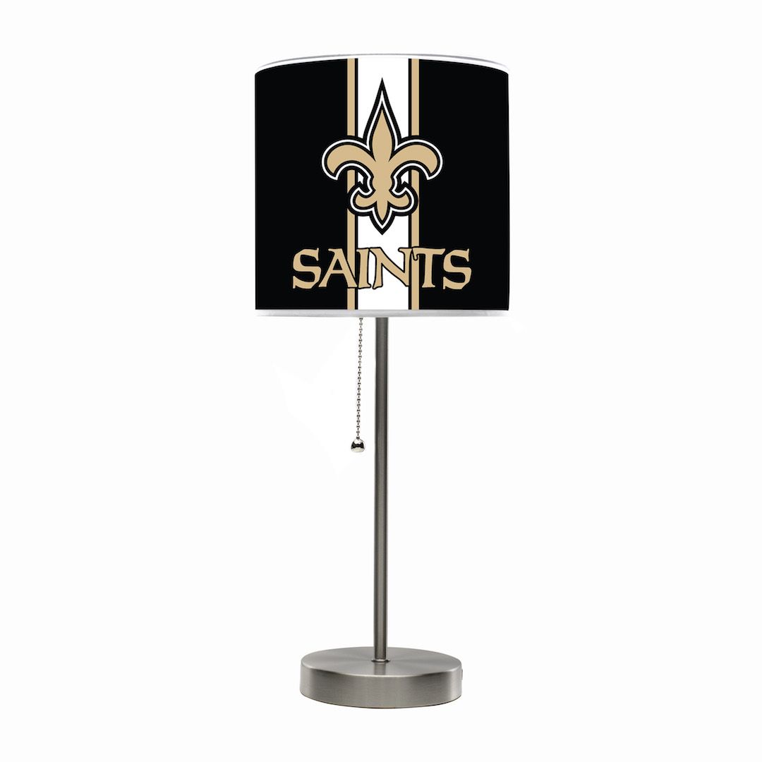 New Orleans Saints Chrome Table Lamp
