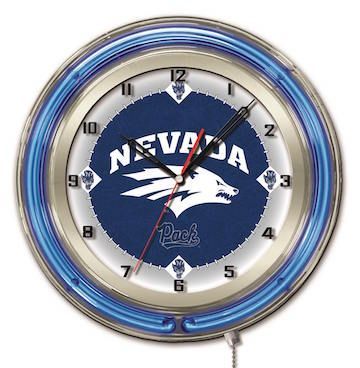 Nevada Neon Clock 19"