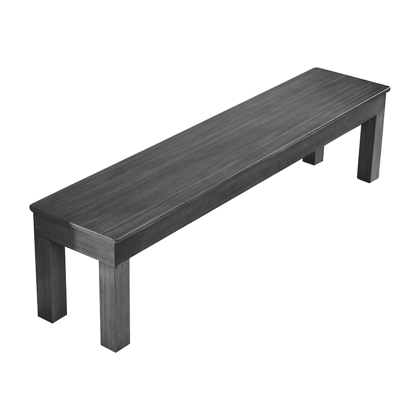 76" Unpadded Kona Storage Bench