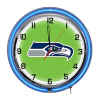 Seattle Seahawks 18" Neon Clock
