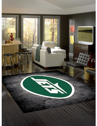 New York Jets Distressed Rug
