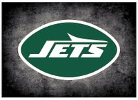 New York Jets Distressed Rug