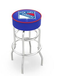 New York Rangers Logo Bar Stool