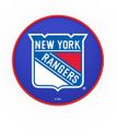 New York Rangers Logo Bar Stool