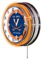 Virginia Neon Clock 19"