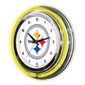 Pittsburgh Steelers 14" Neon Clock