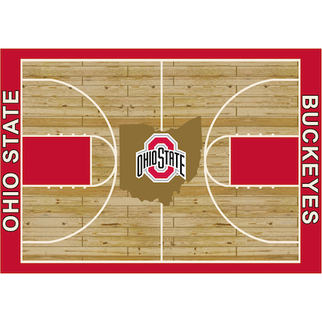 Ohio State Courtside Rug