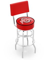 Ohio State Logo Seatback Bar Stool