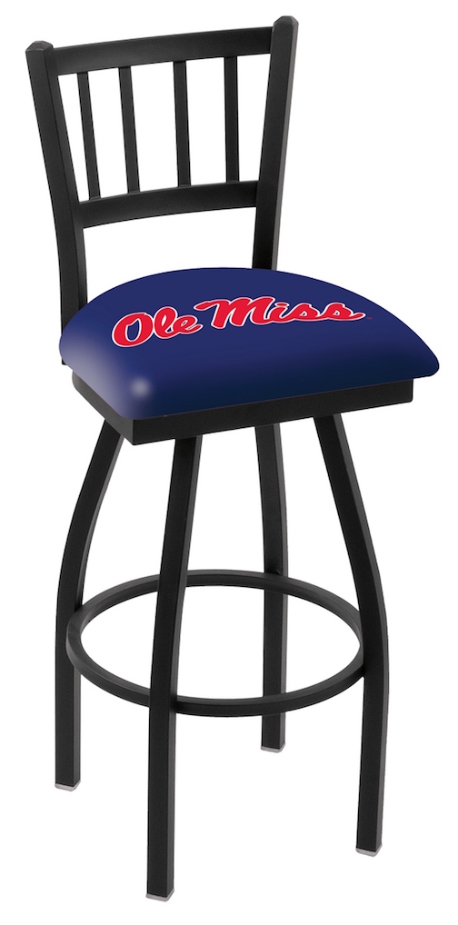 Ole Miss Jailhouse Back Swivel Stool
