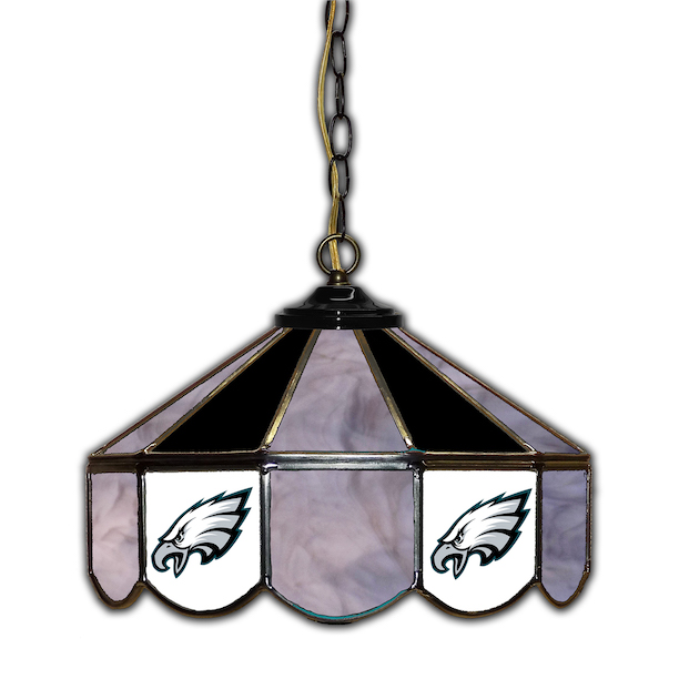 Philadelphia Eagles 14" Stained Glass Pub Light