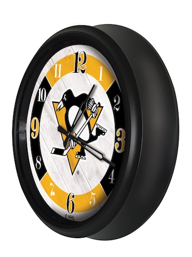 Pittsburgh Penguins Outdoor LED Clock