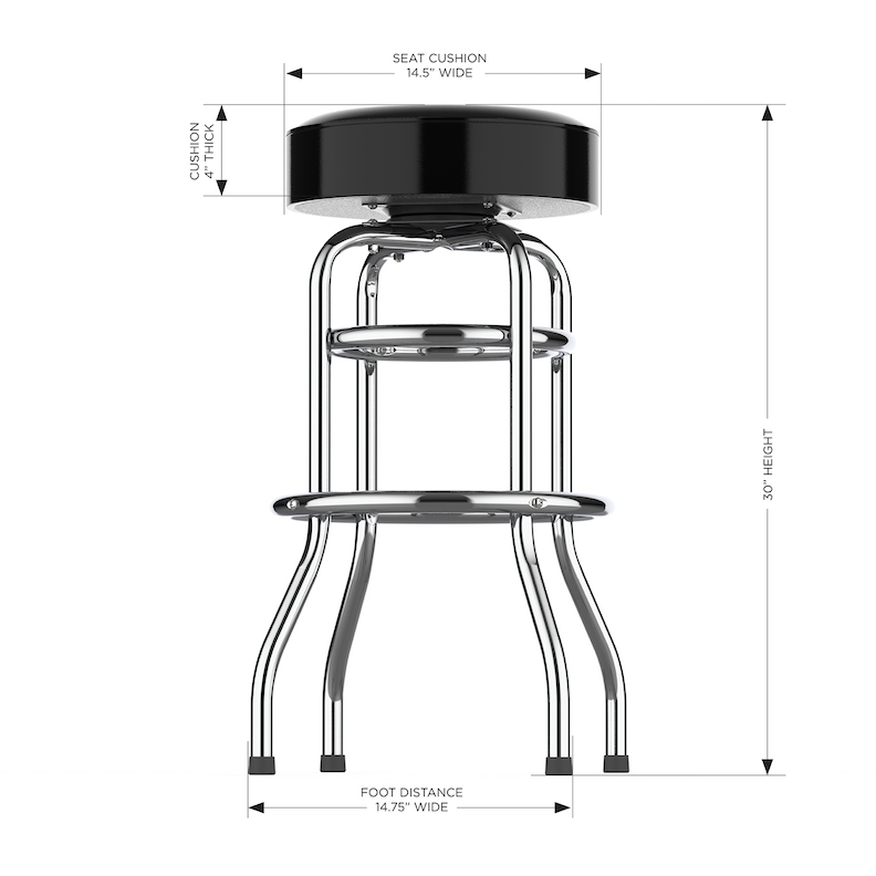Pittsburgh Steelers Bar Stool
