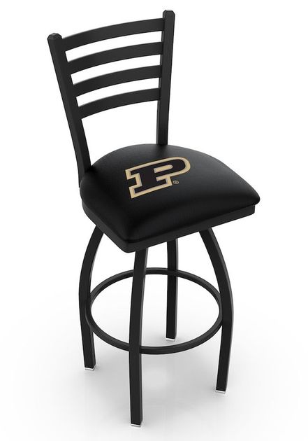 Purdue Ladder Back Swivel Stool