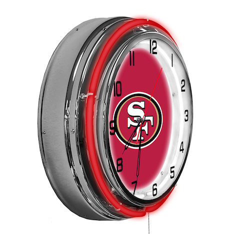San Francisco 49ers 18" Neon Clock