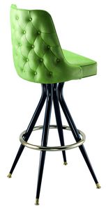 Tufted Back Bar Stool
