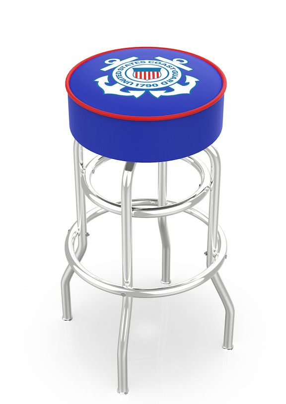 U.S. Coast Guard Cushion Bar Stool