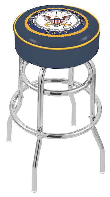 U.S. Navy Logo Bar Stool