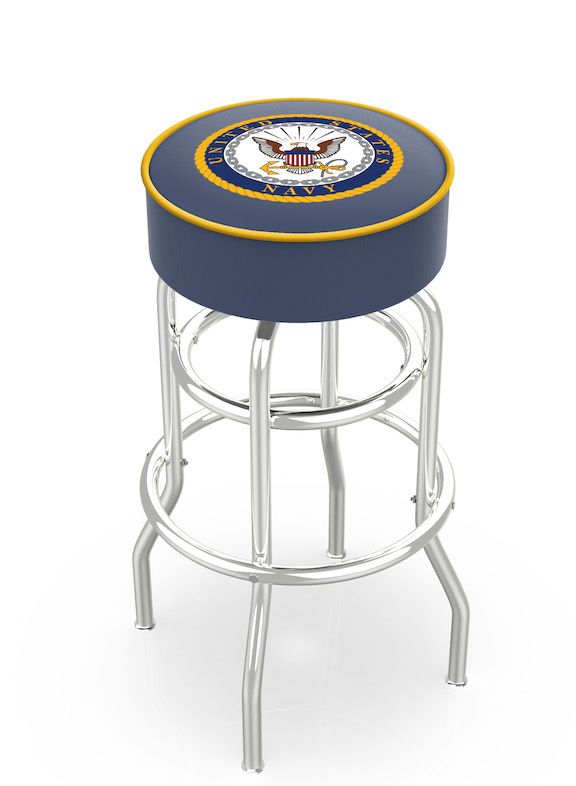 U.S. Navy Cushion Bar Stool