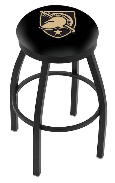 US Military Academy Black Ring Swivel Stool