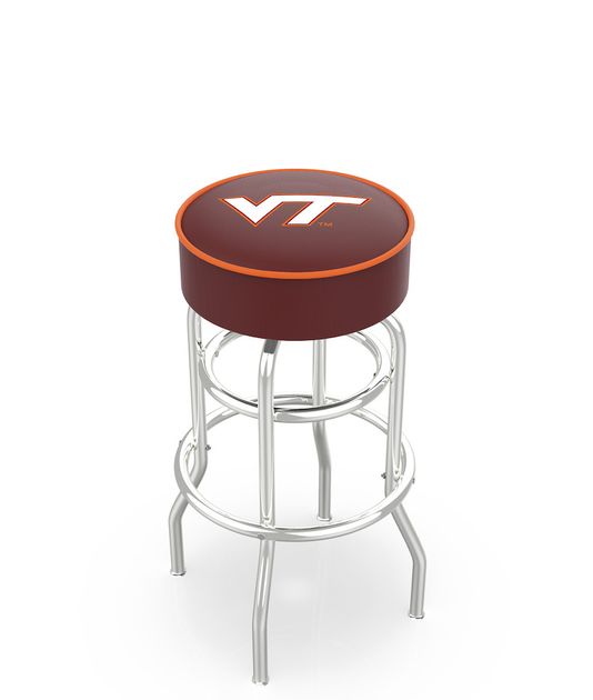Virginia Tech Cushion Bar Stool
