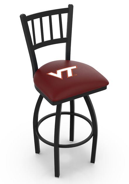 Virginia Tech Jailhouse Back Swivel Stool