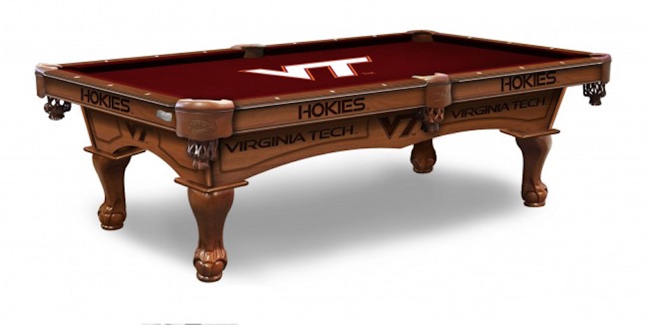 Virginia Tech Pool Table