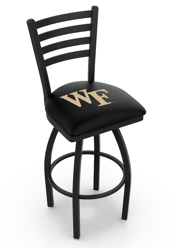 Wake Forest Ladder Back Swivel Stool