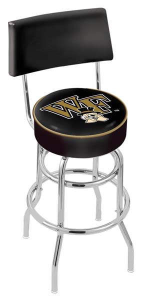 Wake Forest Logo Seatback Bar Stool