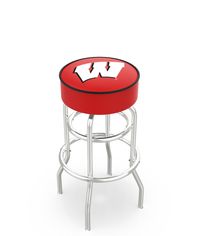Wisconsin Logo Bar Stool