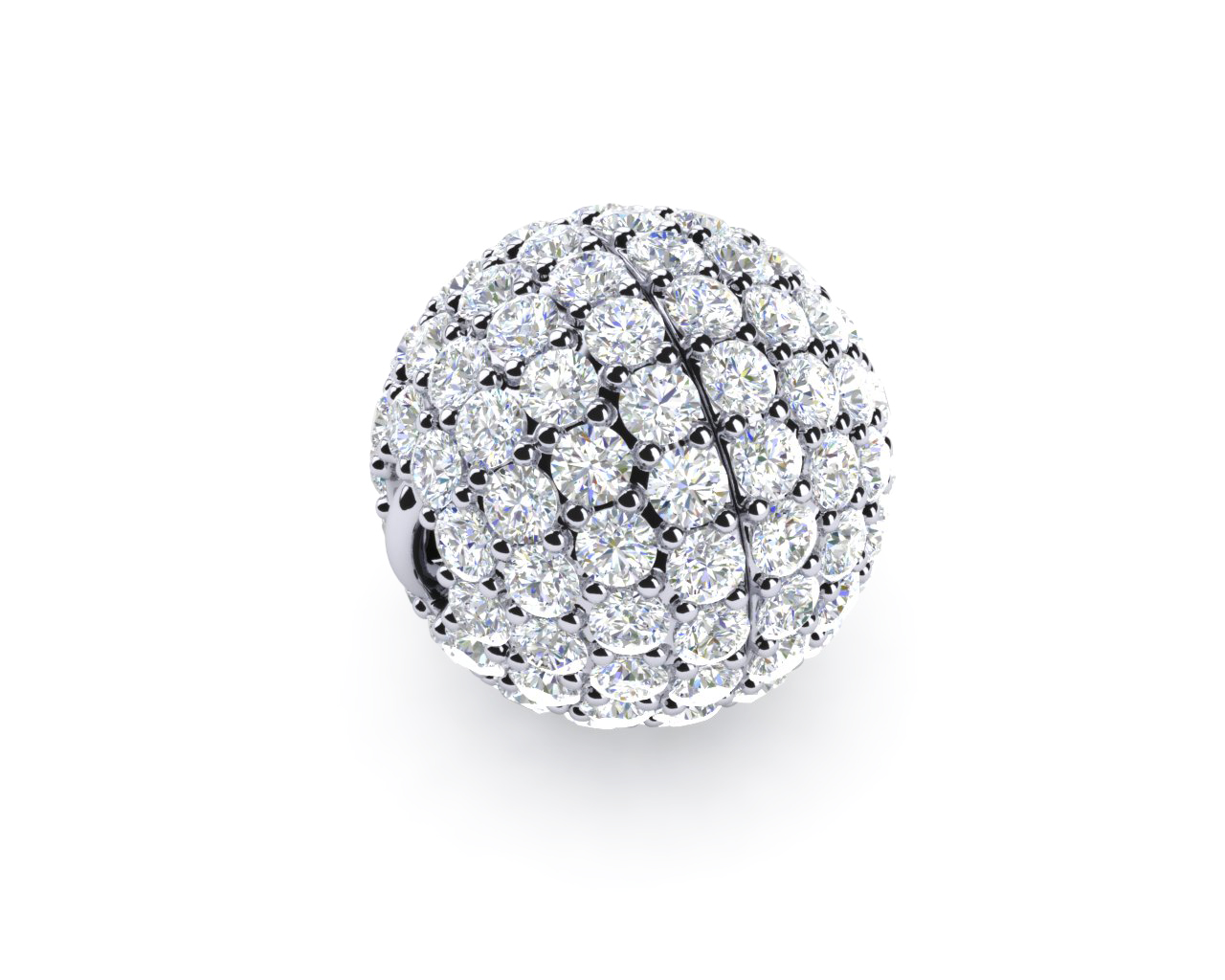 10mm Diamond Ball Clasp | American Pearl