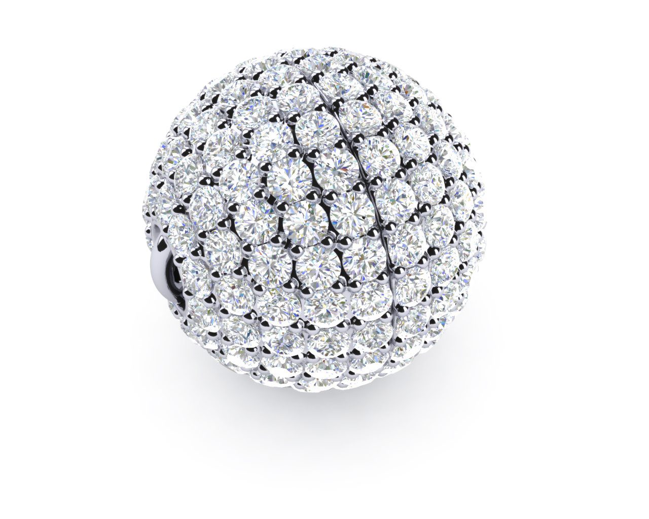 13mm Diamond Ball Clasp | American Pearl