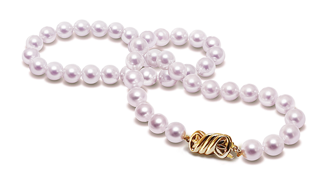 6.5 x 7mm A Quality 18 inch Cultured Pearl Necklace