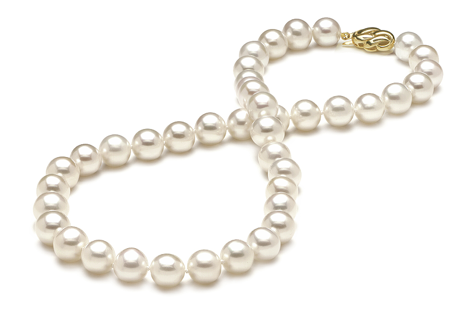 9 x 10mm Round Pearl Necklace | American Pearl