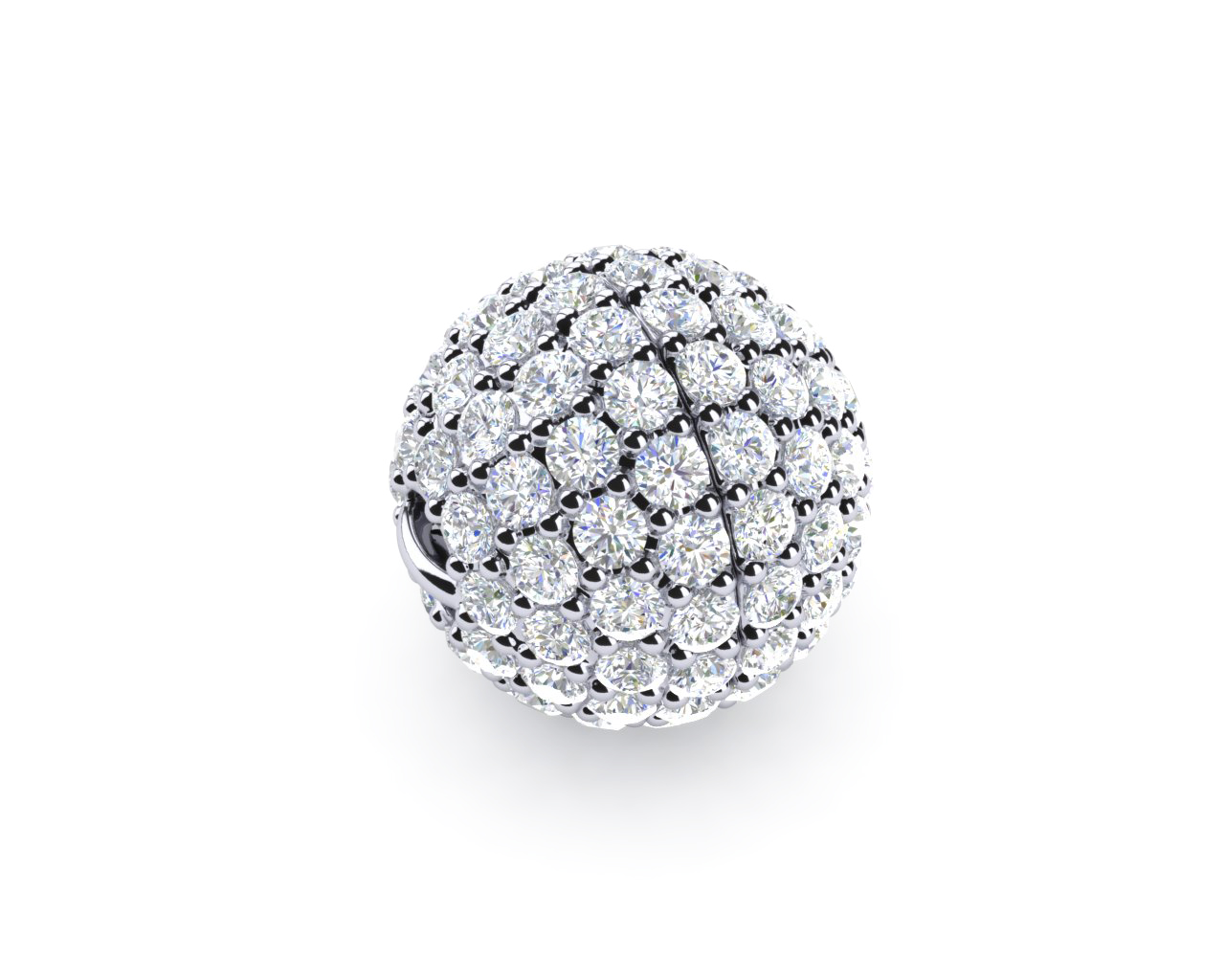 9mm Diamond Ball Clasp | American Pearl