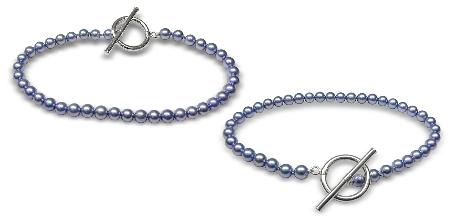 Blue Japanese Akoya Pearl Bracelet | American Pearl