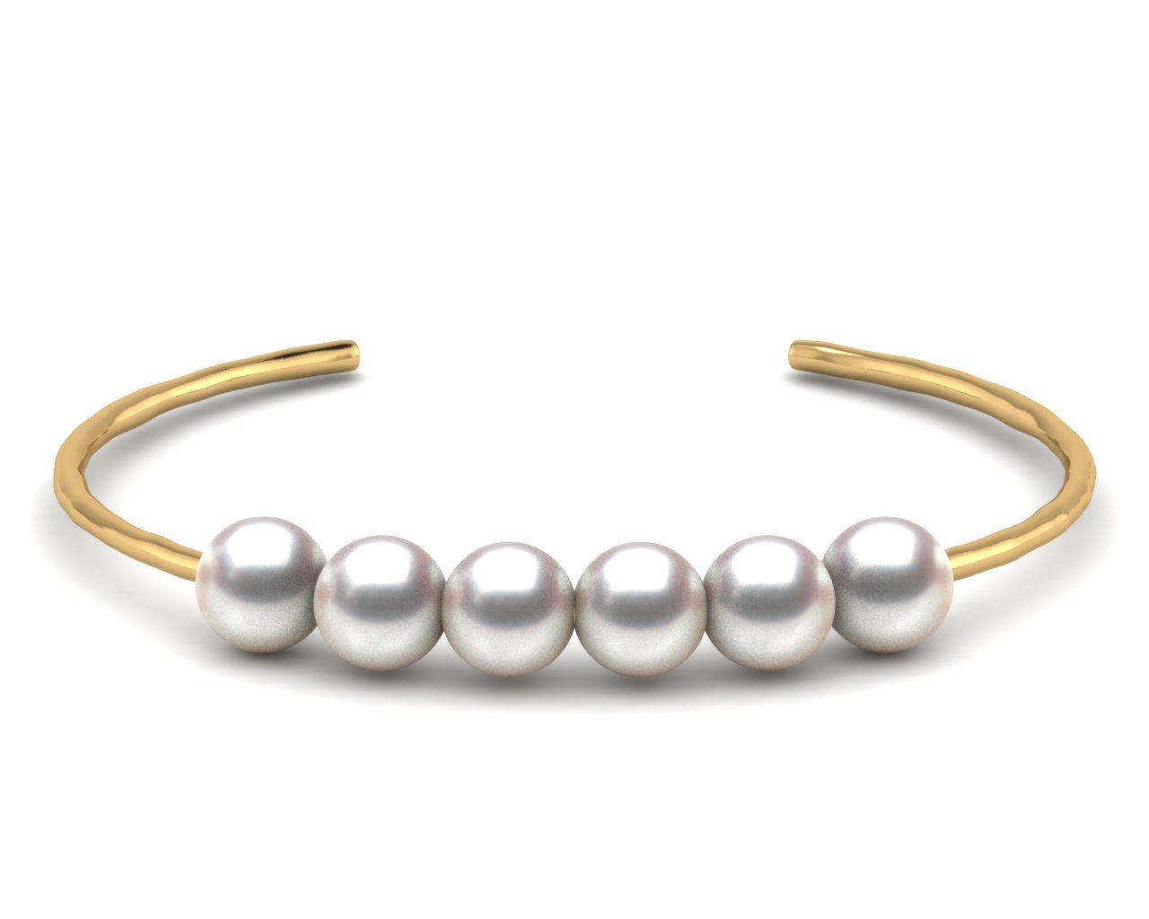 Pearl Cuff Bracelet 6 Pearls | American Pearl