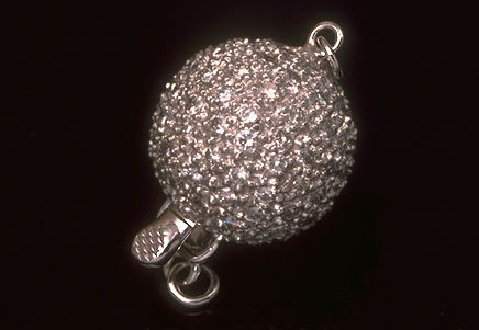 Diamond Ball Clasps - Diamond Clasps Wholesale