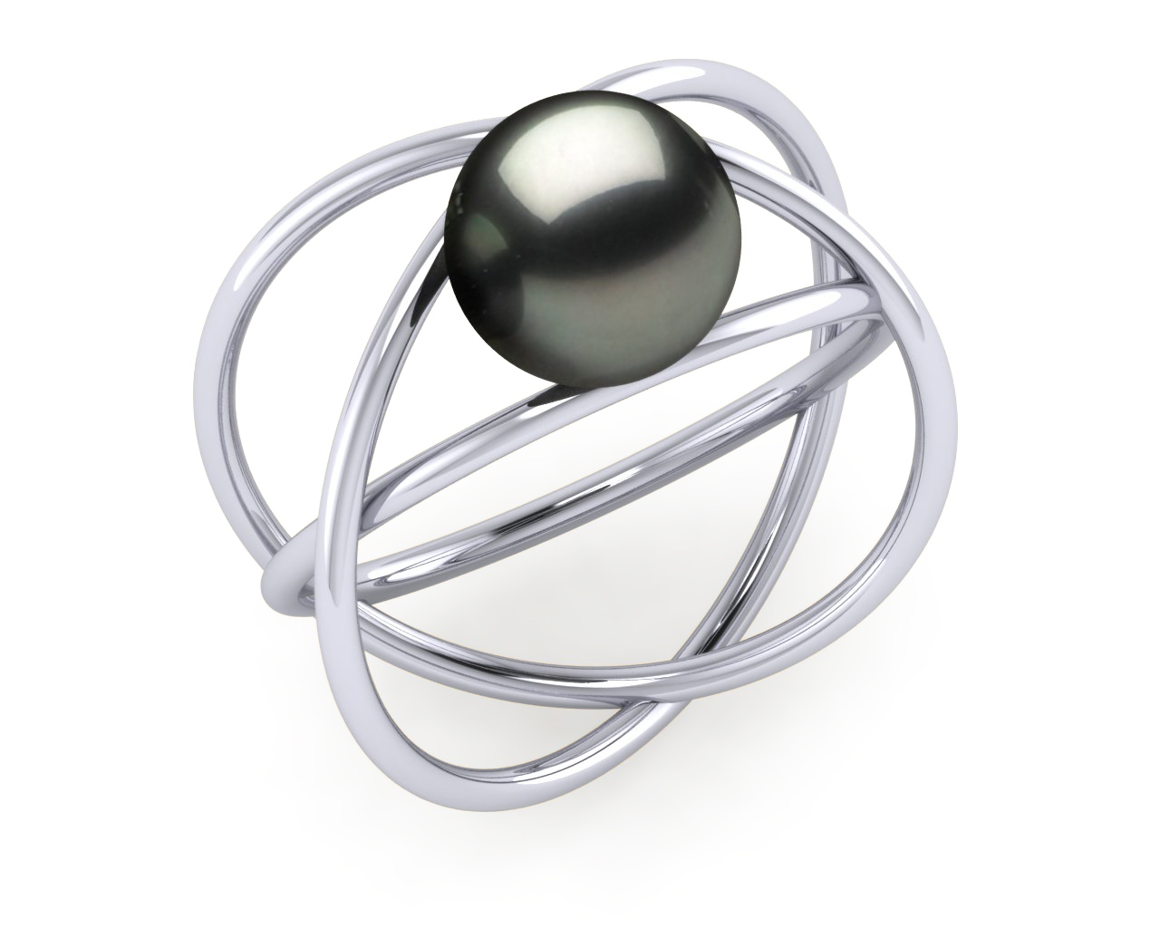 Tahitian Pearl Atomic Ring | American Pearl