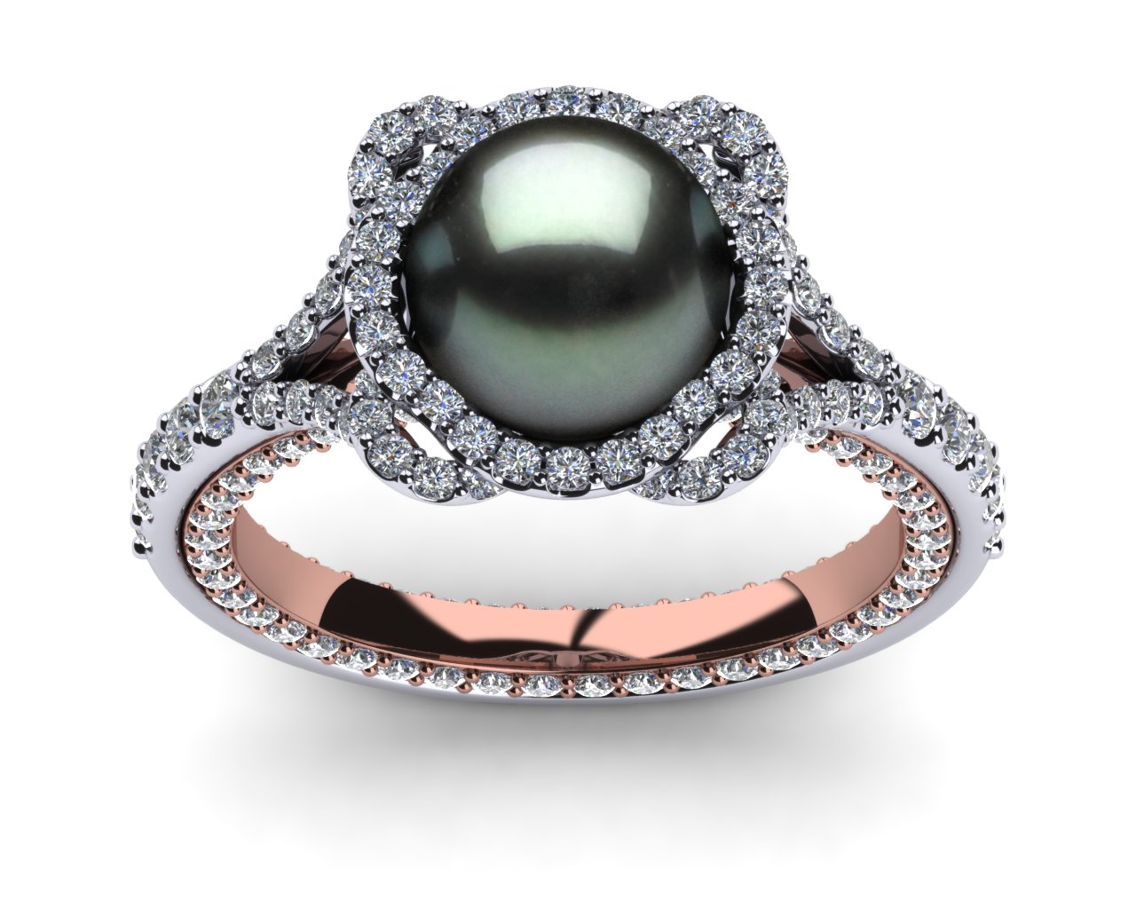 Tahitian Pearl Rose Ring | American Pearl