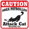 Attack Cat Sign | Animalden.com