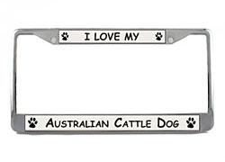 Australian Cattle Dog License Plate Frame, License Plate Frames ...